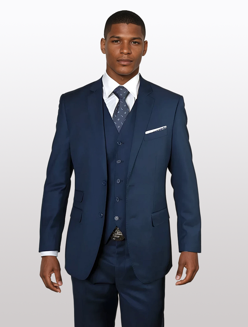 Men's Sapphire Tailored Suit – Karako Suits